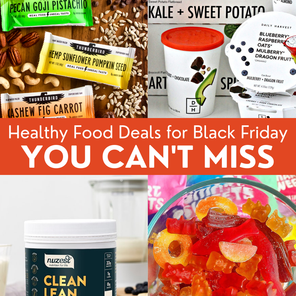 Healthy Food Deals for Black Friday 2021 You Can't Miss • Healthy Helper